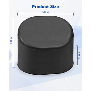 N074647 Table Saw Stand Foot Rubber Pad Replacement Fit for Dewalt DWX723 DWX724 DWX725 Series Miter Saw Stand Black Extended Lifespan Rubber Material for Most Floors 4Pack