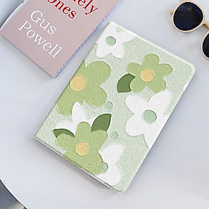 kaidisen Flower Case Compatible with iPad Mini A17 Pro 2024/ iPad Mini 6th Generation 2021 Case Flower Pattern Floral Illustration Cover Auto Sleep Wake Support Pencil Charging,Color 3