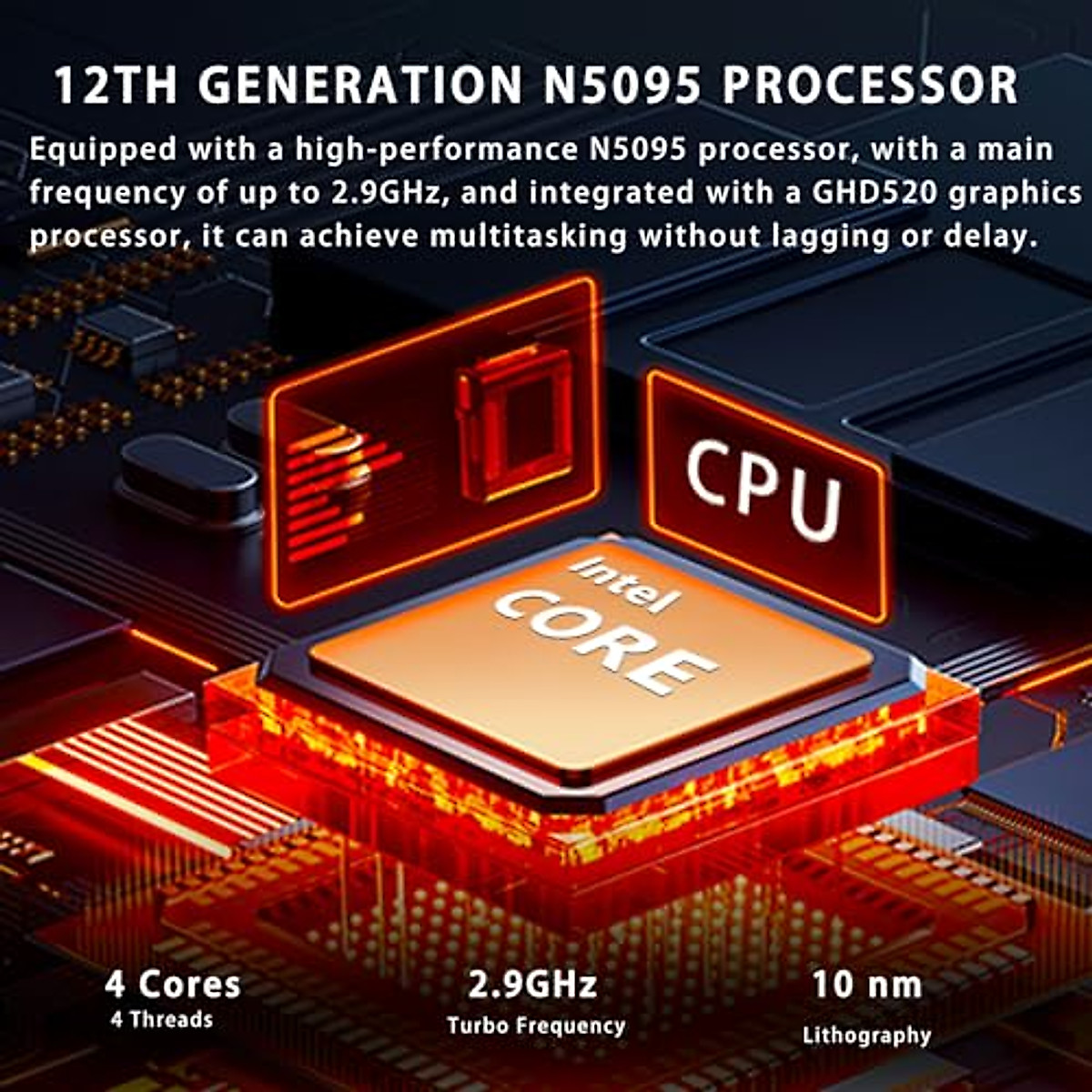 Morostron Win11 Laptop Computer, 15.6 Inch N5095 Quad core 16GB RAM 512G SSD, FHD 1920 * 1080 IPS Display Notebook PC, Backlit Keyboard, Finger Print Touch ID, AC WiFi,All-Metal Body