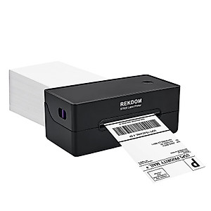 REKDOM 4X6'' Direct Thermal Labels (Pack of 500 Labels), Commercial Grade Self-Adhesive Shipping Labels, Compatible with REKDOM, LabelRange, Zebra, Rollo, MUNBYN, etc.