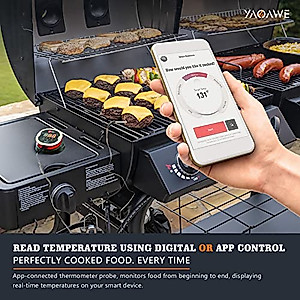 2-Pack iGrill Meat Probe Replacement for Weber Gas and SmokeFire Pellet Grills, 2.5mm Plug Temperature Probe Accessories for Weber Connect Smart, with 2 Probe Grill Clips