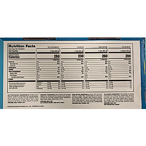 Ferrero Variety Pack 30 Candy Bars (8 Butterfinger, 8Crunch, 8-100 Grand, 6BabyRuth)