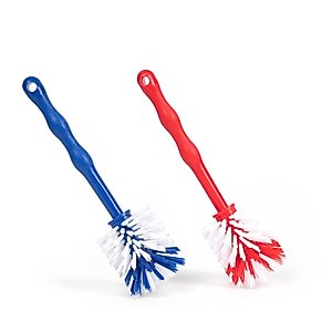 2 Pack - Bottle Brush/Cup Brush - Compatible with Yeti Tumblers, Hydro Flask Tumblers, Gatorade Water Bottles, Stanley Tumblers, RTIC Tumblers - Strong Bristles and Long Study Handle
