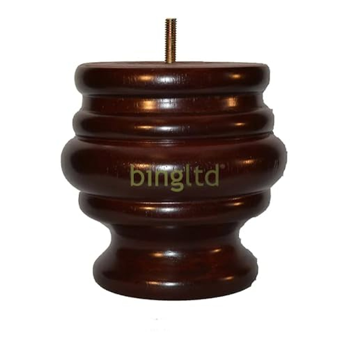 BingLTD - 5 1/4" Mahogany Hardwood Sofa Legs - Set of 4 (P129-157)