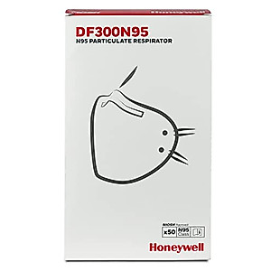 Honeywell Safety Products Safety DF300 H910P N95 Flatfold Disposable Respirator - Box of 50 (DF300H910N95)