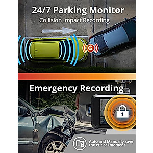 MASIGO Dash Cam Front and Rear with APP, True 4K/2.5K Full HD Dash Camera for Car, Built-in 5G WiFi GPS, Super Night Vision, HDR, 24H Parking Mode, Supercapacitor, Support 256GB Max, Free 32GB SD Card