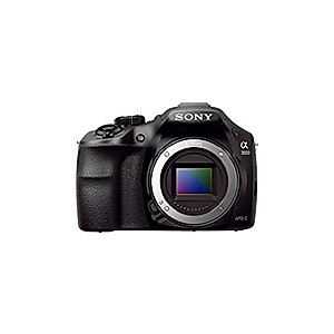 Sony Alpha a3000 ILCE-3000K 20.1 MP Mirrorless Digital Camera - Black - 18-55mm OSS Lens