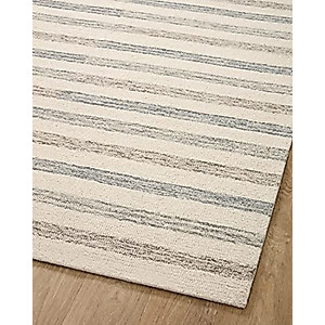 Loloi Chris Loves Julia x Chris Collection CHR-05 Ivory/Slate, Transitional 9'-3" x 13' Area Rug