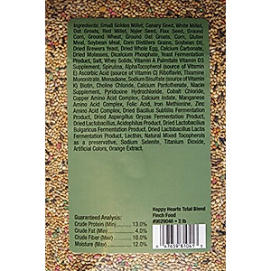 Happy Hearts Total Blend Finch Food (2 Pounds)