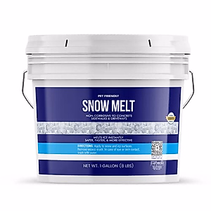 Earthborn Elements Snow Melt 1 Gallon, Fast-Acting & Powerful, Pet & Eco-Friendly Pellets
