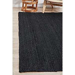 2x3, 3x5, 4x6, 5x7 Ft Indian Braided Jute Rug Area Rug/ Outdoor Rug/ Patio Rug/ Kitchen Rug Living Room Rug (2x3 Ft Area Rug)