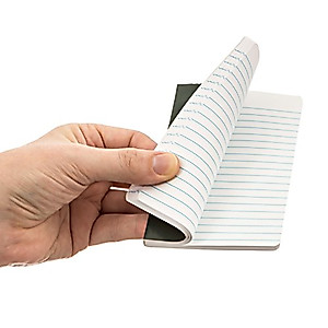 DIY Indispensables US Military Memo Book (12 Pack) Side Bound 3-3/8 x 5-5/8 Inch Durable Perfect Bound College Ruled 72 Sheet 144 Page Notebook NSN 7530-00-222-0078 Made in USA