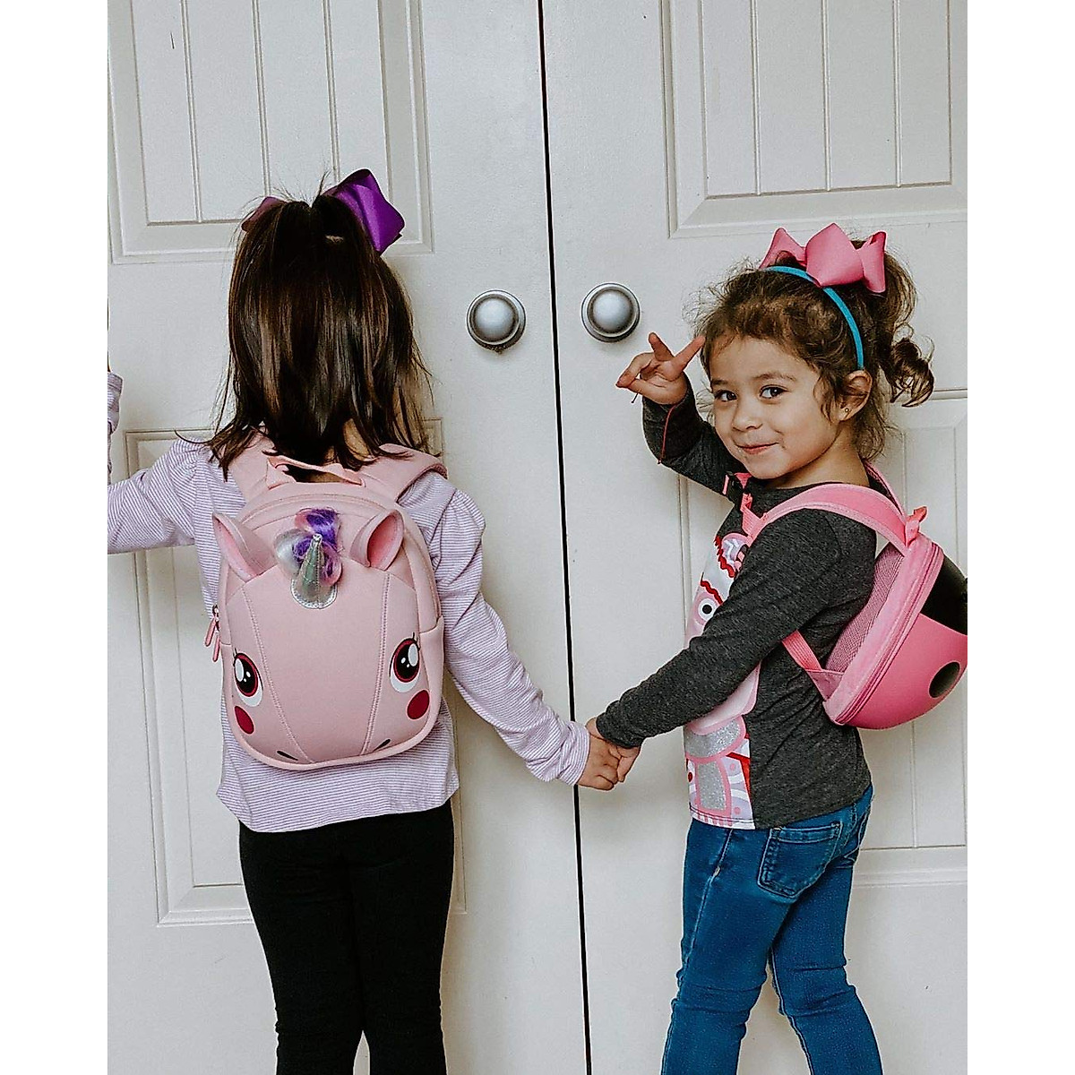 KIDDIETOTES Mini Ladybug Backpack with Safety Harness for Kids, Toddlers, and Children - Perfect for Daycare, Preschool, and Pre-K