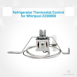 EvertechPRO Refrigerator Cold Control Replacement for Whirlpool 2200859 2200830 2210378 2210379 455664