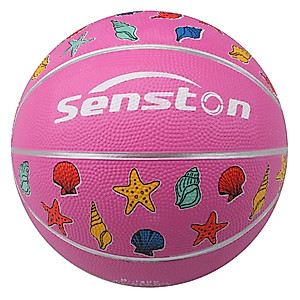 Senston Kids Basketball Size 3, Mini Basketball Toddlers Basketball Ball for Girls Boy, Gifts for Kids…