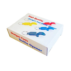 5-PCS box pack shotgun tools beer bottle opener-5color package-beer serving shotgun tools-including stainless steel ring, rugged 66 nylon drinking multi-function accessories