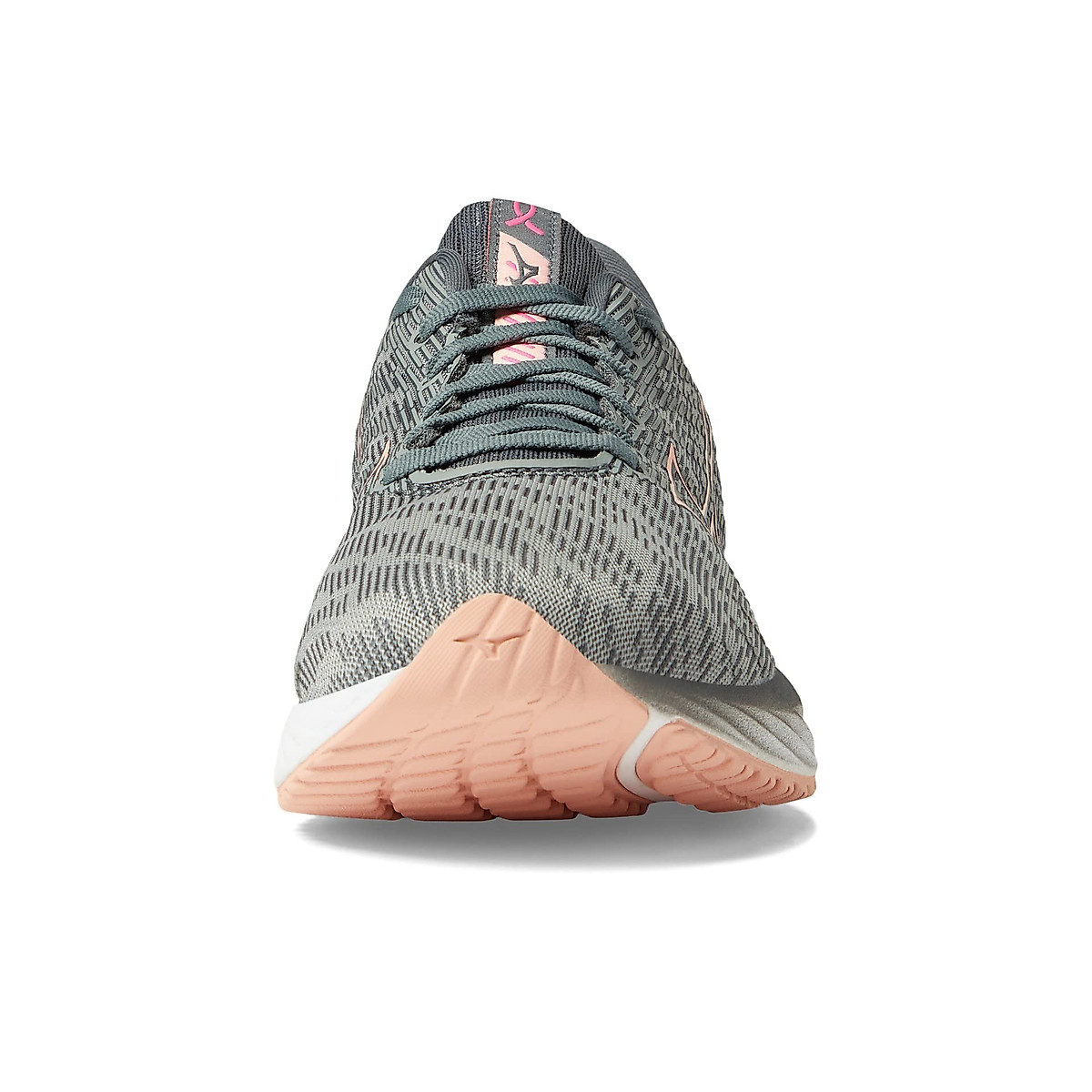 Mizuno Wave Rider 26 Project Zero Ultimate Grey/Peach Bud Women's 10 B (M)