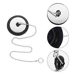 Angoily 2pcs Pool Stopper Rubber Sink Stopper Plug Bathtub Drain Plug Bathtub Seal Plug Drain Stopper Sink Drain Hair Stopper Kitchen Sink Basket Strainer Tub Plug Drain Cover Leakproof