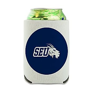 St. Edward's University Primary Logo Can Cooler - Drink Sleeve Hugger Collapsible Insulator - Beverage Insulated Holder