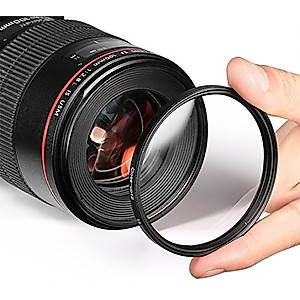 55mm 7PC Filter Set for Sony Alpha a7, Alpha a7 II, Alpha a7 III Camera with 28-70mm Lens, a6600 with 18-135mm Lens - Includes 3 PC Filter Kit (UV-CPL-FLD) and 4PC Close Up Filter Set (+1+2+4+10)
