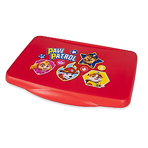 Paw Patrol Kids Lap Desk with Storage - Folding Lid and Collapsible Design - Portable for Travel or use in Bed at Home - Great for Writing, Reading or Other School Activities