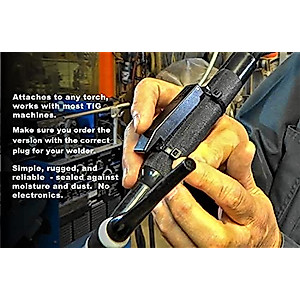 SSC Controls Touch 4 TIG Welding Remote Fingertip Torch Hand Control, 7 Pin Plug, Everlast Welders, T925-0725