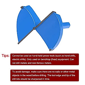 uxcell Forstner Drill Bits Set 70mm Dia. & 85mm Dia. Tungsten Carbide Wood Hole Saw Auger Opener, Woodworking Hinge Hole Drilling Boring Bit Cutter