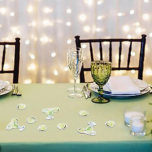 Humyoun 330 Pcs Margarita Glasses Confetti Margarita Party Decorations Margs and Matrimony Bachelorette Decor Margarita Table Confetti Decor for Mexican Day Bridal Shower Tropical Party