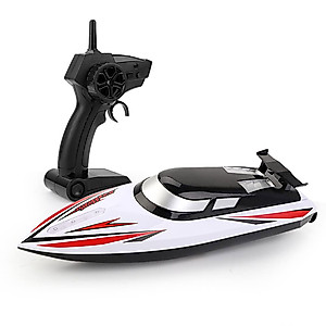 QIYHBVR RC Boats Remote Control Boat for Pools and Lakes 2.4 GHZ 20km/h RC Boats for Adults and Kids Fast RC Racing Boats for Kids and Adults Toys Gifts for Boys Girls