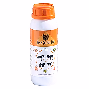 Classic's Lime Sulfur Dip - Pet Care for Itchy and Dry Skin - Xtra Strength Formula - Safe Solution for Dog, Cat, Puppy, Kitten, Horse (16 fl oz)