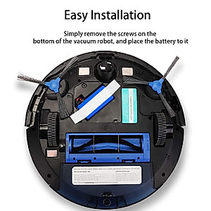 SKOWER 14.4V 2800mAh Replacement Battery Compatible with Coredy R300 500 550+ R650 R3500 R3500S X500 Amarey A900 Goovi D380 C800 Shark RV750 Eufy RoboVac 11S Robot Vacuum Battery