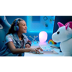 Adopt Me! Neon Unicorn Light-Up Plush - Soft and Cuddly - Three Light-Up Modes - Directly from The #1 Game, Exclusive Virtual Item Code Included - Toys for Kids - Ages 6+