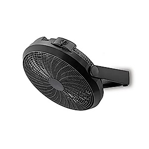 Air Monster 20 Inch Air Circulator Fan, Floor Fans, High Velocity Fan, Large Fan Turbo Fan, Fans for Home, Bedroom, Wall Mount Fan, 3 Speed Settings, Adjustable 180° Tilt, Black