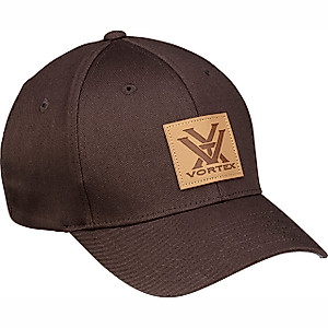 Vortex Optics Barneveld 608 Flexfit Caps (Standard, Small/Medium, Dark Brown)