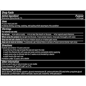 Lotrimin Ultra Antifungal Jock Itch Cream, Prescription Strength Butenafine Hydrochloride 1% Treatment, Clinically Proven to Cure Most Jock Itch, Cream, 0.42 Ounce (12 Grams)