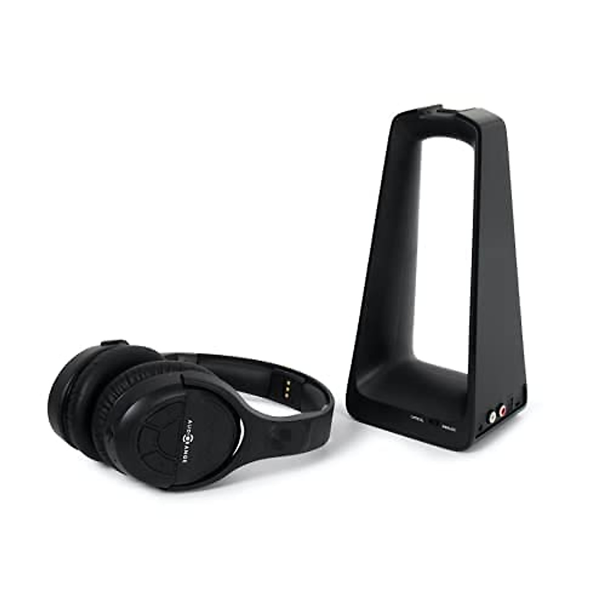 AudioRange Seniors & Hard of Hearing | Wireless TV Over-Ear Headphones Lightweight, Comfortable, Rechargeable TV Headphones, Television Hearing Device, No-Delay RF Headphone