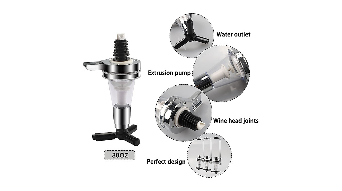 Wall Mounted Liquor Dispenser - Space-Saving Bar Pourer by MUGLIO