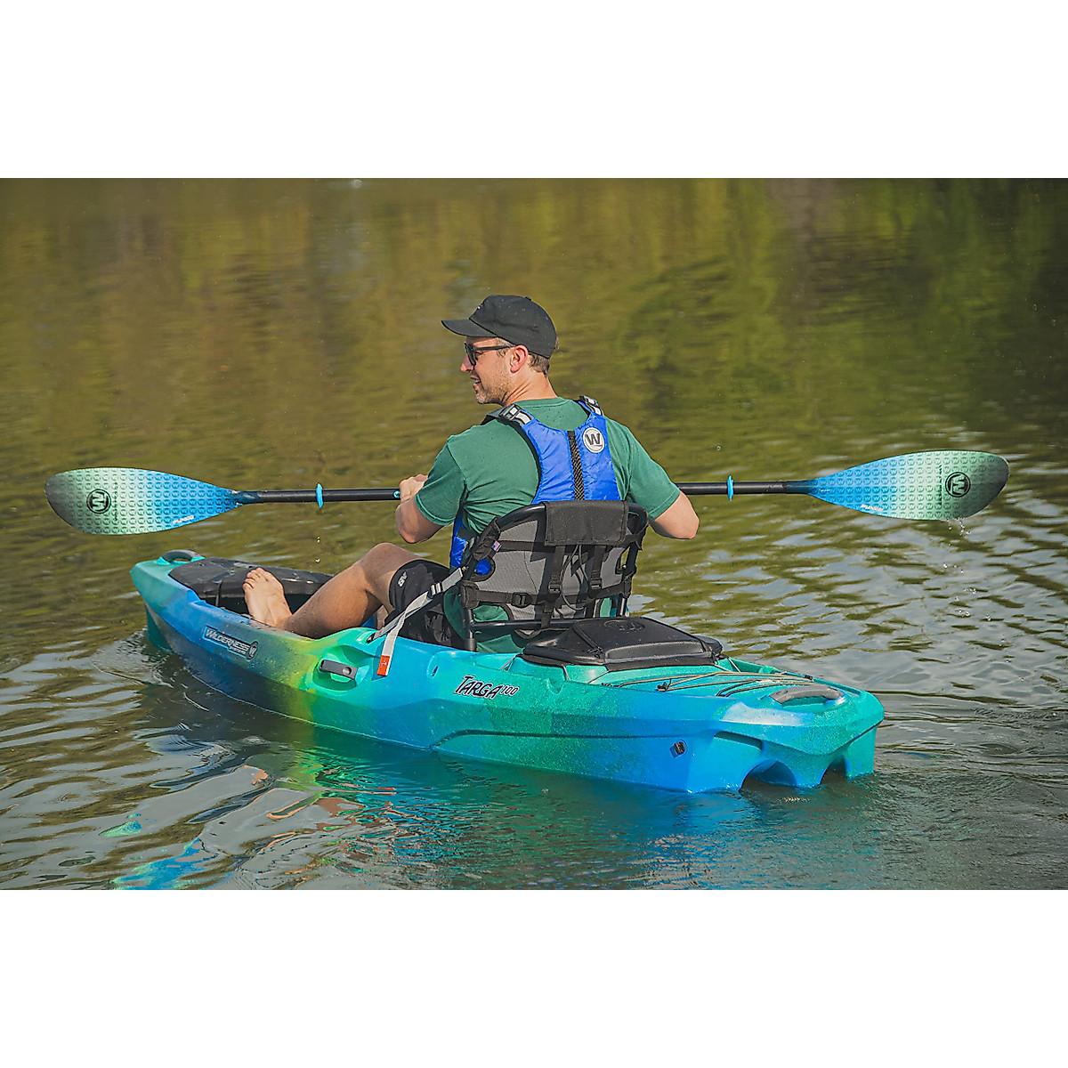 Wilderness Systems Pungo Glass Recreation/Touring Kayak Paddle | Fiberglass Blade | Adjustable Carbon/Fiberglass Shaft (220-240cm)