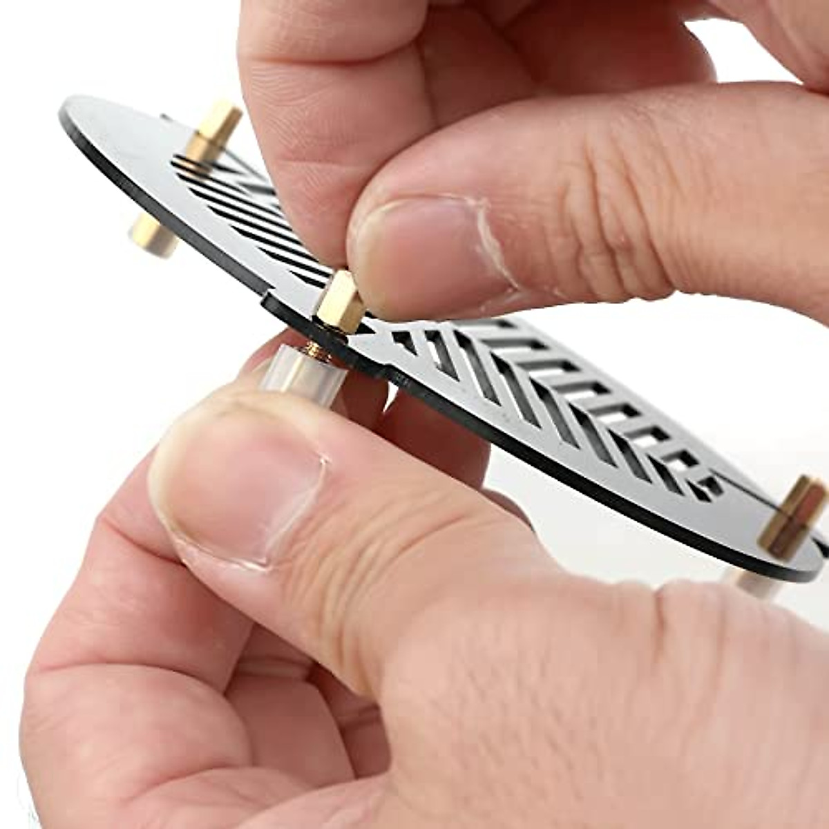 Starboosa Bahtinov Mask Focusing Mask for Telescopes - 80 Bahtinov Mask for a Tube Outer Diameter from 78-103mm (3.07" to 4.06") - can be Mounted with Brass Bolt Inside or Outside