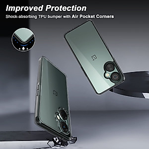 Foluu for OnePlus Nord N30 5G/OnePlus Nord CE 3 Lite 5G Case, Hard PC Back & Soft TPU Bumper Protective Shockproof Case for OnePlus Nord N30 5G 2023