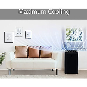 LG 8,000 BTU (DOE) Smart Portable Air Conditioner, Cools 350 Sq.Ft. (10' x 35' Room Size), Smartphone & Voice Control Works ThinQ, Amazon Alexa and Hey Google, 115V