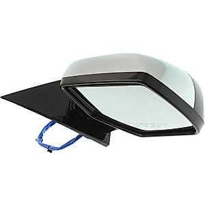 Kool Vue Passenger Side Power Heated Mirror for Chevrolet Tahoe Suburban GMC Yukon Yukon XL 2015-2020 Manual Fold Without Signal Light, Blind Spot, Memory, Puddle Lamp & Auto-Dimming Chrome