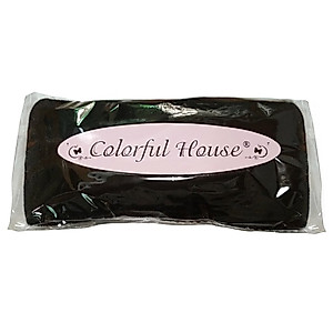 Colorful House Fingerless Thumb Hole Long Gloves Mittens Winter Arm Warmer (A#Black, 19 Inch)