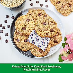 100 Count 300cc Food Grade Oxygen Absorbers Packets for Food Storage, Individually Wrapped Oxygen Absorbers for Long-term Food Storage Suitable for Mylar Bags