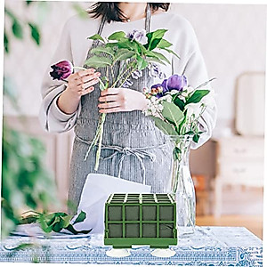 Abaodam 8 Pcs Flower Sucker Large Flower Cage Holder Flower Arrangement Foams Floral Decor Floral Foams Tray Flower Foam Cage Floral Foam Sausage Wedding Décor Sticker Flowers Plastic