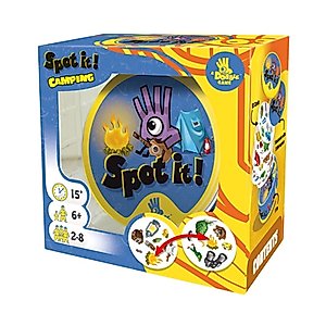 Spot It! Camping Card Game | Game For Kids | Age 6+ | 2 to 8 Players | Average Playtime 15 minutes | Made by Zygomatic