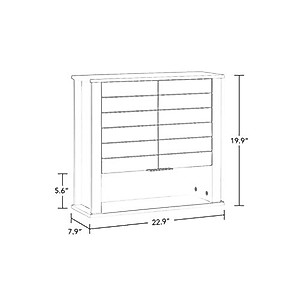 RiverRidge Gray Madison Two-Door Wall Cabinet, Size