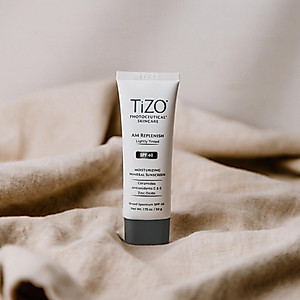 TIZO Photoceutical AM Replenish Lightly Tinted Creams, Gels, & Lotions SPF 40, 1.75 Fl Oz