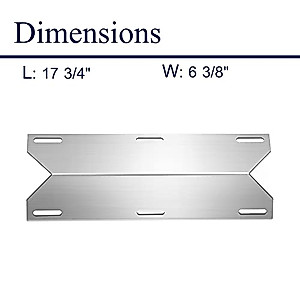 BEJILA BBQ Parts，Heat Plates for Gas Grill Replacement for Jenn Air Grill Parts,Jenn Air: 720-0061，Nexgrill 820-0033,Grill Heat Shield,Nexgrill Heat Plate