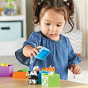Learning Resources Peekaboo Learning Farm - 10 Pieces, Ages 18+ Months Toddler Learning Toys, Counting and Sorting Toys, Farm Animals Toys